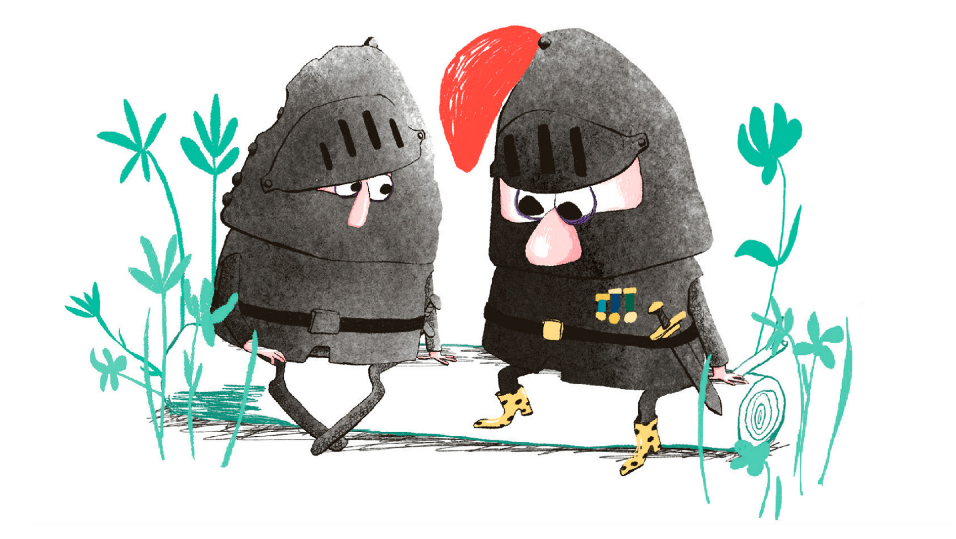 1. Læs To små riddere | Dansk 0-2 | Gyldendals fagportaler