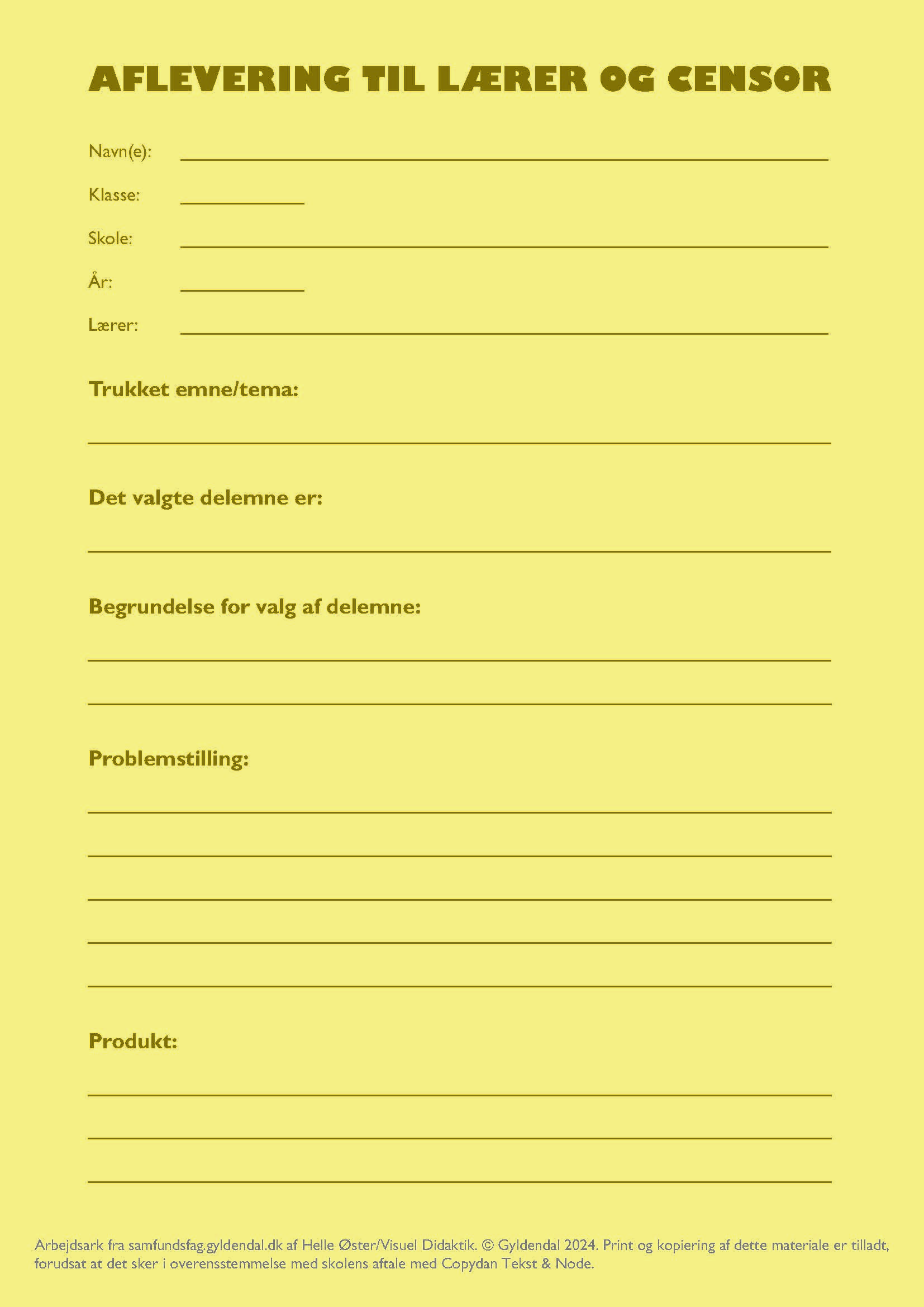 Andre fag | print.gyldendal.dk