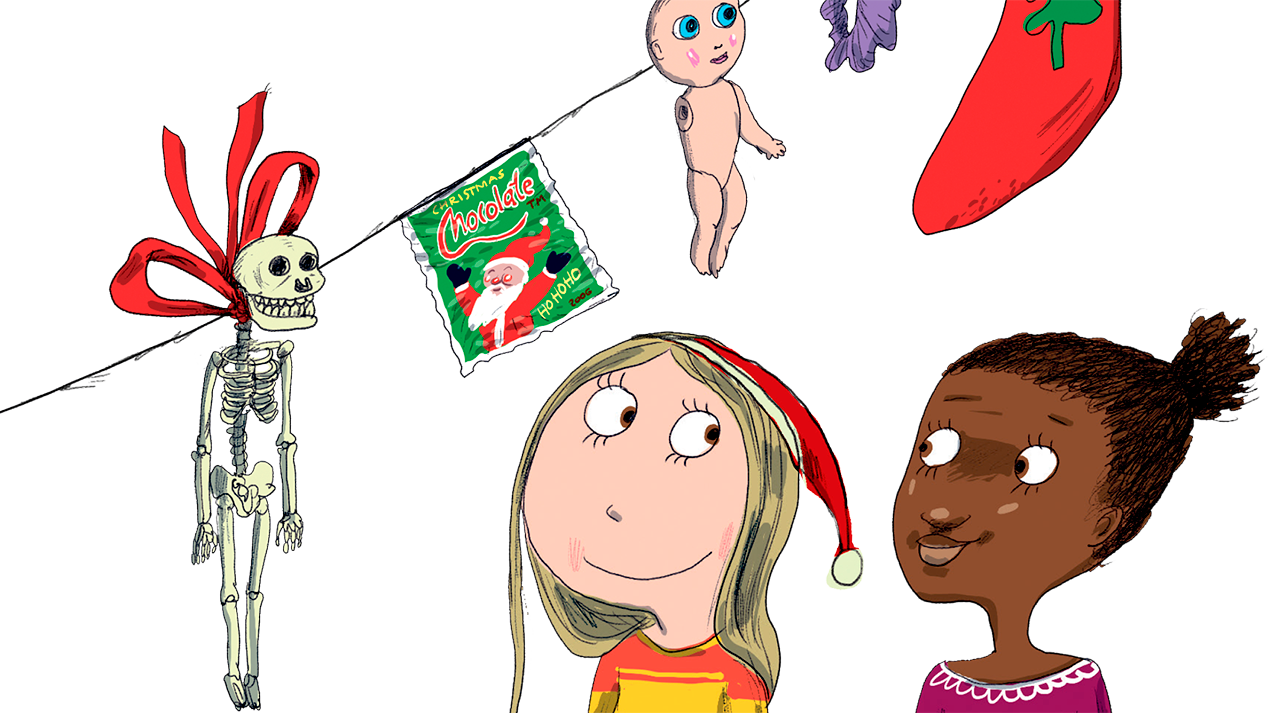 JUL: Julekæde med skrald | Billedkunst 2-8 | Gyldendals fagportaler