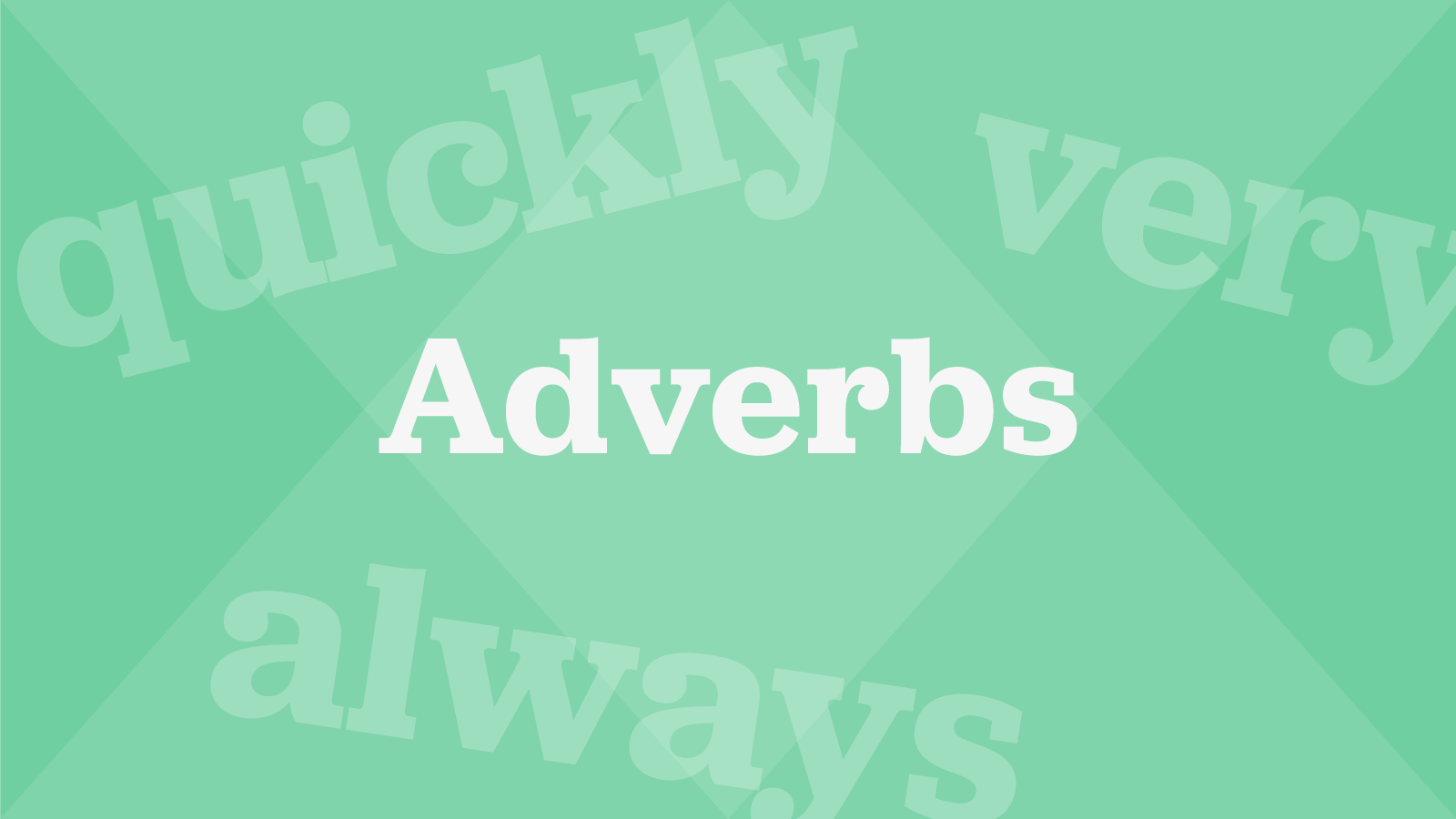 Adverbs (Adverbier) | Engelsk 7-10 | Gyldendals fagportaler