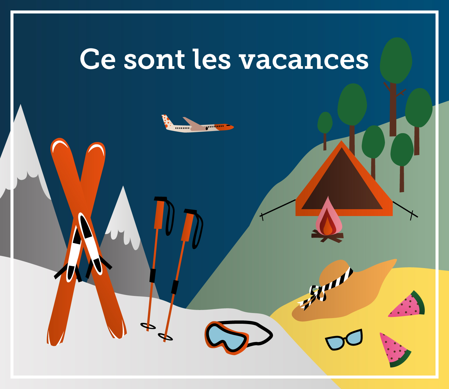 Ce sont les vacances | Fransk 5-9 | Gyldendals fagportaler